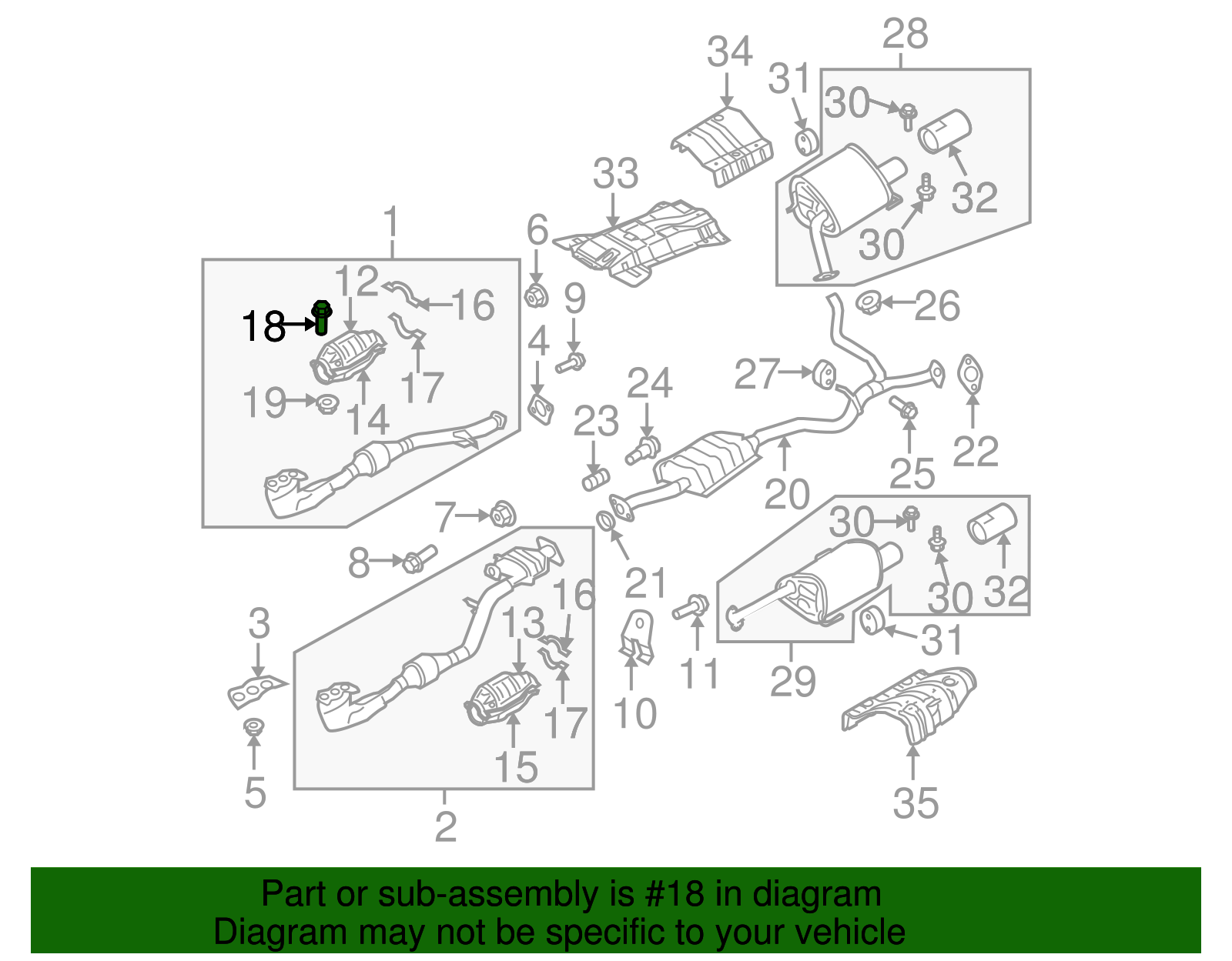 1998-2024 Subaru Passenger Air Bag Bolt 010106160 | Subaru Parts Store