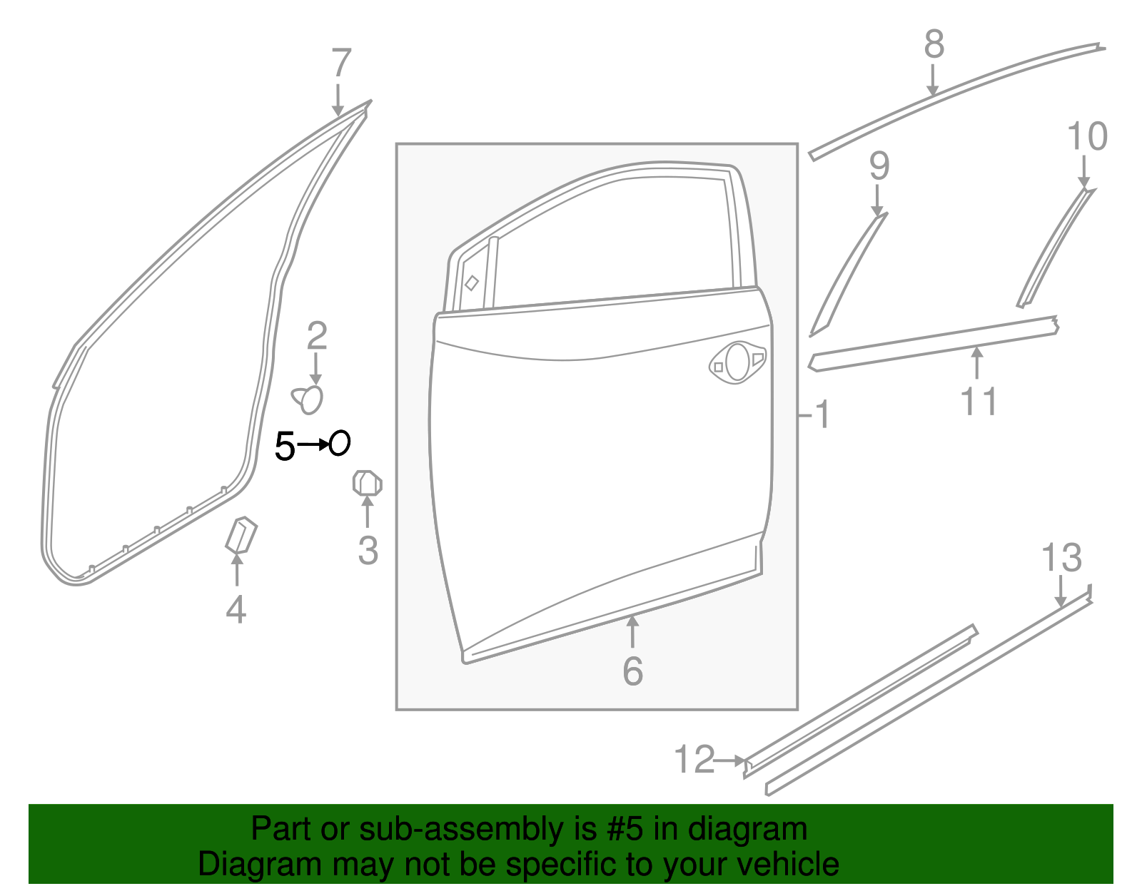 2013-2024 Nissan Door Shell Hole Cover 64891-6TA1A | Ziegler Nissan of ...