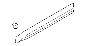 2019-2024 Subaru Ascent Lower Molding 91112XC17B | Subaru Parts Store