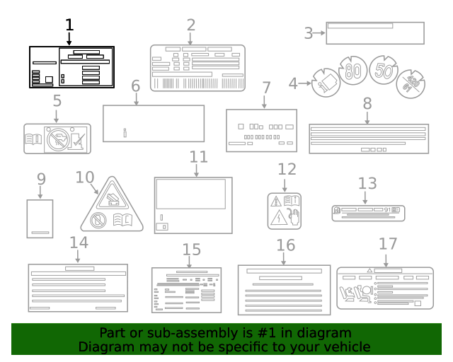 000-817-40-04 - Engine Decal 2020-2023 Mercedes-Benz | Mercedes-Benz ...