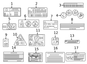 000-817-40-04 - Engine Decal 2020-2023 Mercedes-Benz | Mercedes-Benz ...