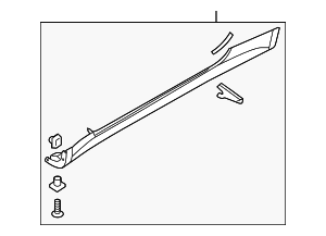 87752-2M000 - Rocker Molding - 2010-2016 Hyundai Genesis Coupe | World ...