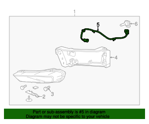 33955-T2A-A01 - Socket & Wire 2013-2015 Honda Accord | Honda Parts Online