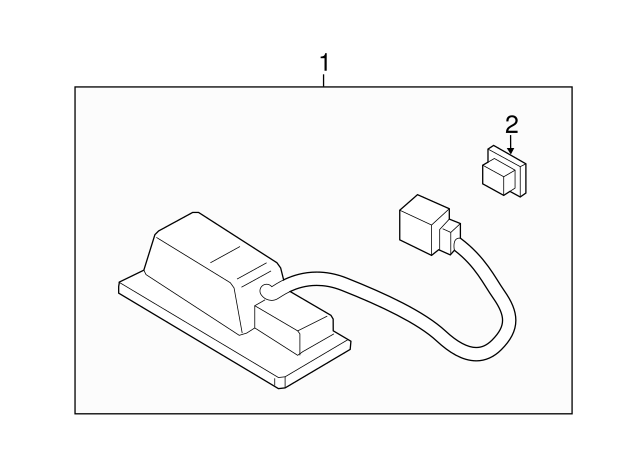 2012-2017 Hyundai Veloster License Lamp 92502-2L500 | OEM Parts Online