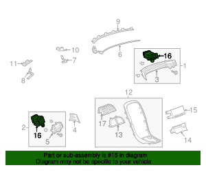 2013-2016 Chevrolet Vent Grille 22837563 | QuirkParts