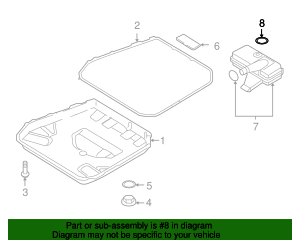 2010-2018 Audi Filter O-Ring WHT-003-379 | Audi USA Parts