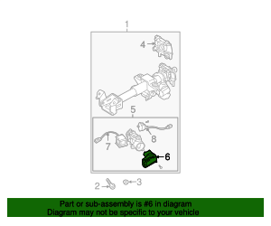 2004-2008 Chevrolet Ignition Switch 96238726 | OEM Parts Online