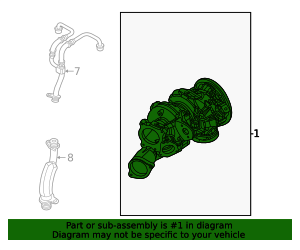 2019-2024 Audi Turbocharger 0P2-145-701-H | Genuine Audi Parts