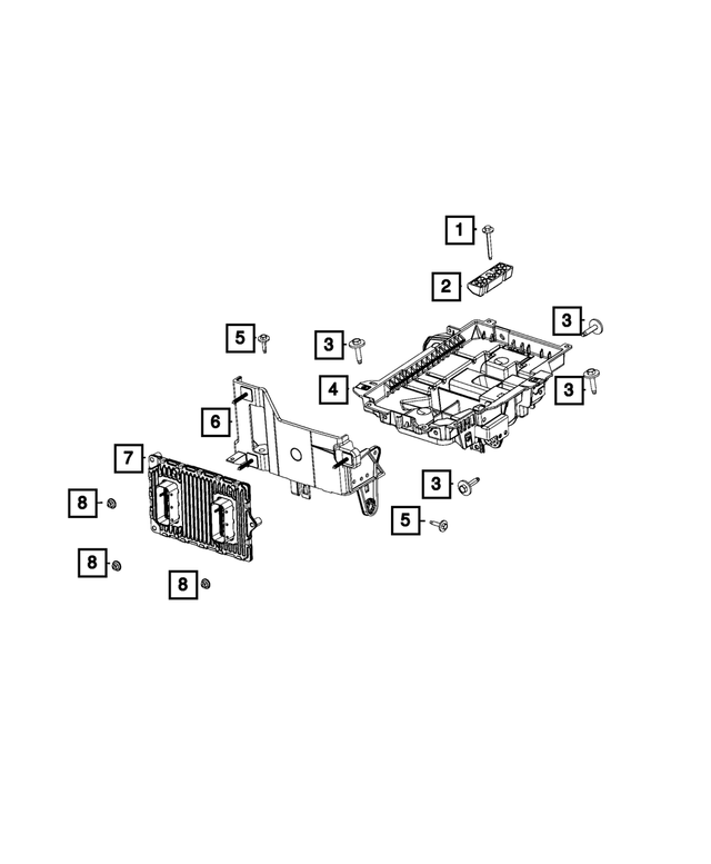 2019 Jeep Cherokee Engine Controller Module 68328875AA | Mopar eStore