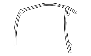 2011-2012 Chevrolet Cruze Run Weather-Strip 95390023 | GMPartsDirect.com