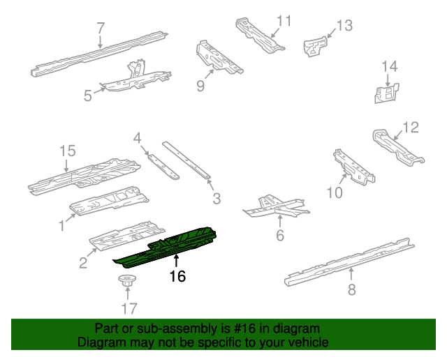 204-680-52-00 - Cover Substructure 2008-2015 Mercedes-Benz | Mercedes ...