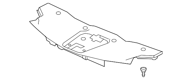 2019-2021 Acura RDX Cover, Front Bulkhead 74117-TJB-A01 | Honda Acura ...