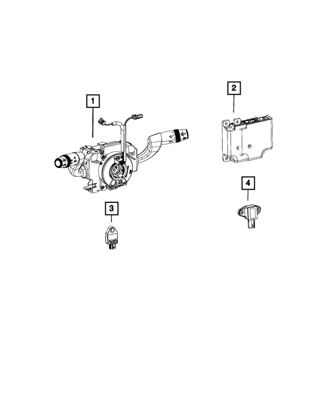 MOPAR AIR BAG CONTROL MODULE - 68271405AA - 68271405AA | Mopar Online Parts