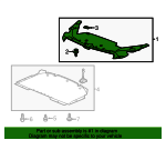 2013-2019 Cadillac ATS Front Compartment Front Sight Shield 23199234 GM ...