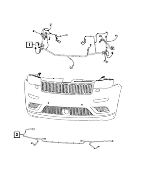 2019-2022 Jeep Front End Module Wiring 68400939AB | Mopar eStore