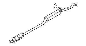 Genuine OEM Muffler Part# 28650-D3170 Fits 2016-2018 Hyundai Tucson: Up ...