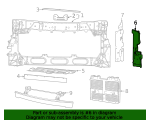 2022-2024 Jeep Radiator 68443856AA | Mopar Parts Canada