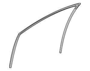 68151-62020 - Run Weather-Strip - 2021-2023 Toyota Mirai | OEM Genuine ...