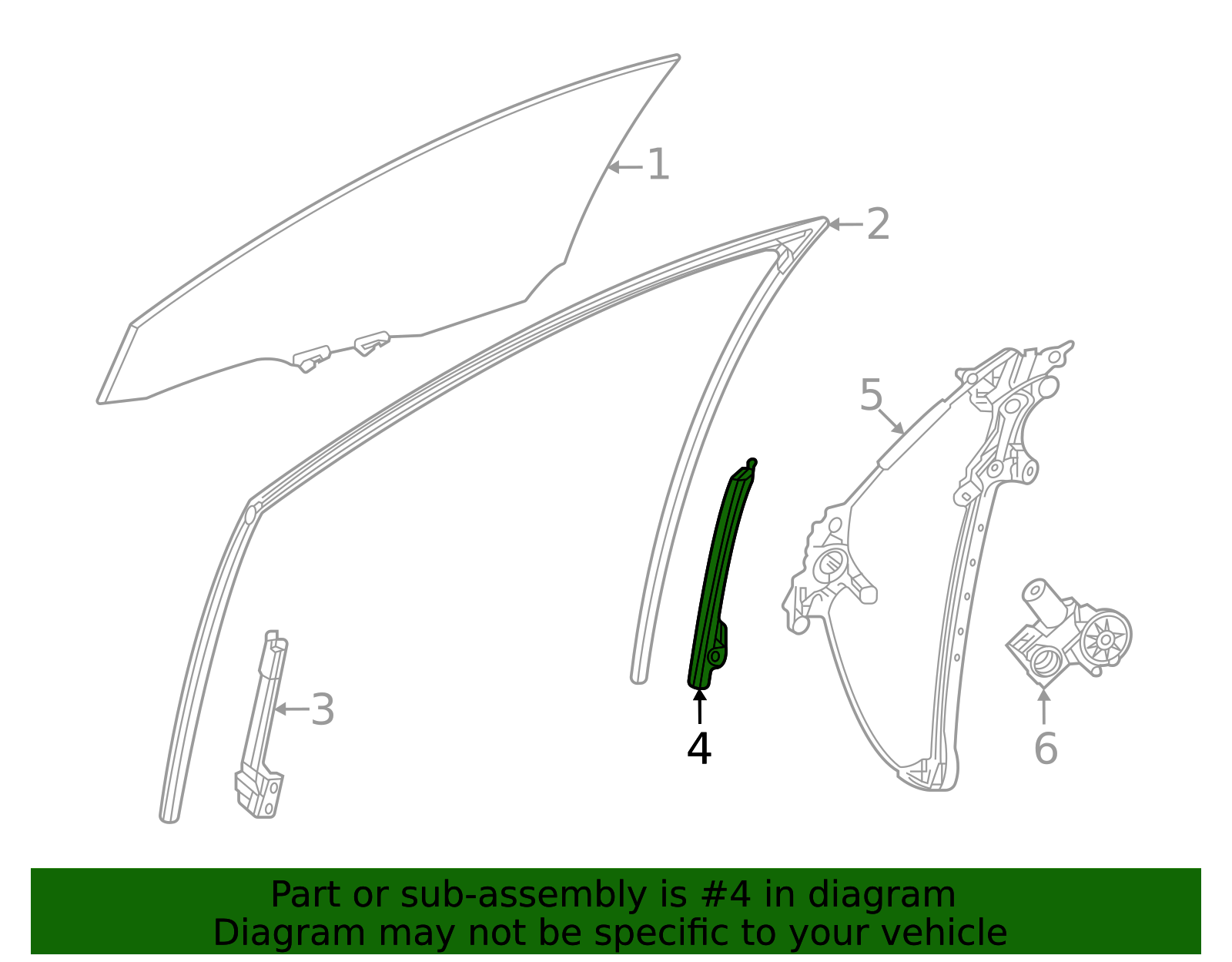 2021-2024 Toyota Mirai Rear Guide 67404-62020 | Toyota Parts Center
