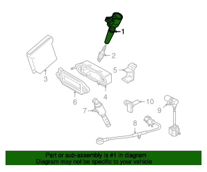 2003-2010 Jaguar Ignition Coil AJ810445 | Haper Jaguar Parts