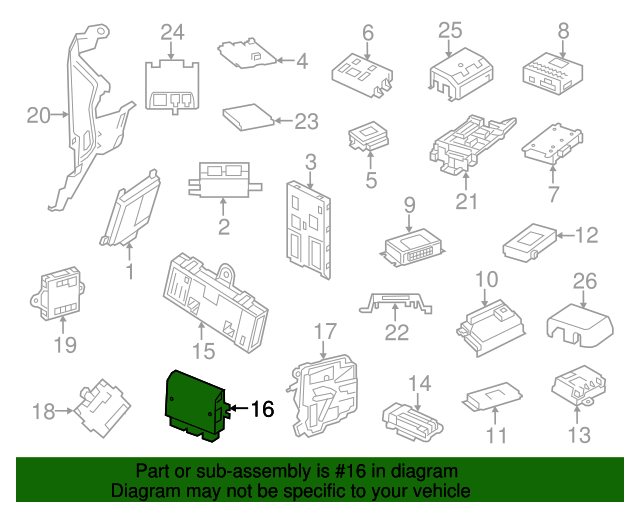 246-900-55-01 - Control Module 2012-2015 Mercedes-Benz | Mercedes-Benz ...