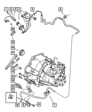 2001-2005 Mopar Clutch Starter Interlock Switch 4671756AC | Mopar eStore