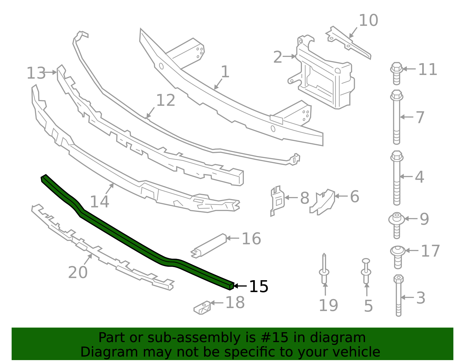 51118079669 - 2019-2024 BMW Lower Support (51-11-8-079-669) | BMW of ...