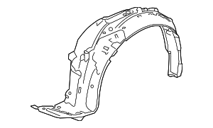 2013-2016 Honda Accord Fender Liner 74150-T2A-A00 | Honda Parts Hub