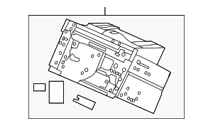 39171-T2F-A71 - Radio Chassis 2016-2017 Honda Accord | Honda Parts Online