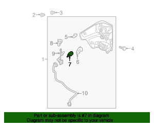 26261-9B91B - Backup Lamp Bulb 2016-2024 Nissan | Nissan Parts ...