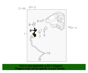 2016-2019 Nissan Led Unit 26435-9B90A | TascaParts.com
