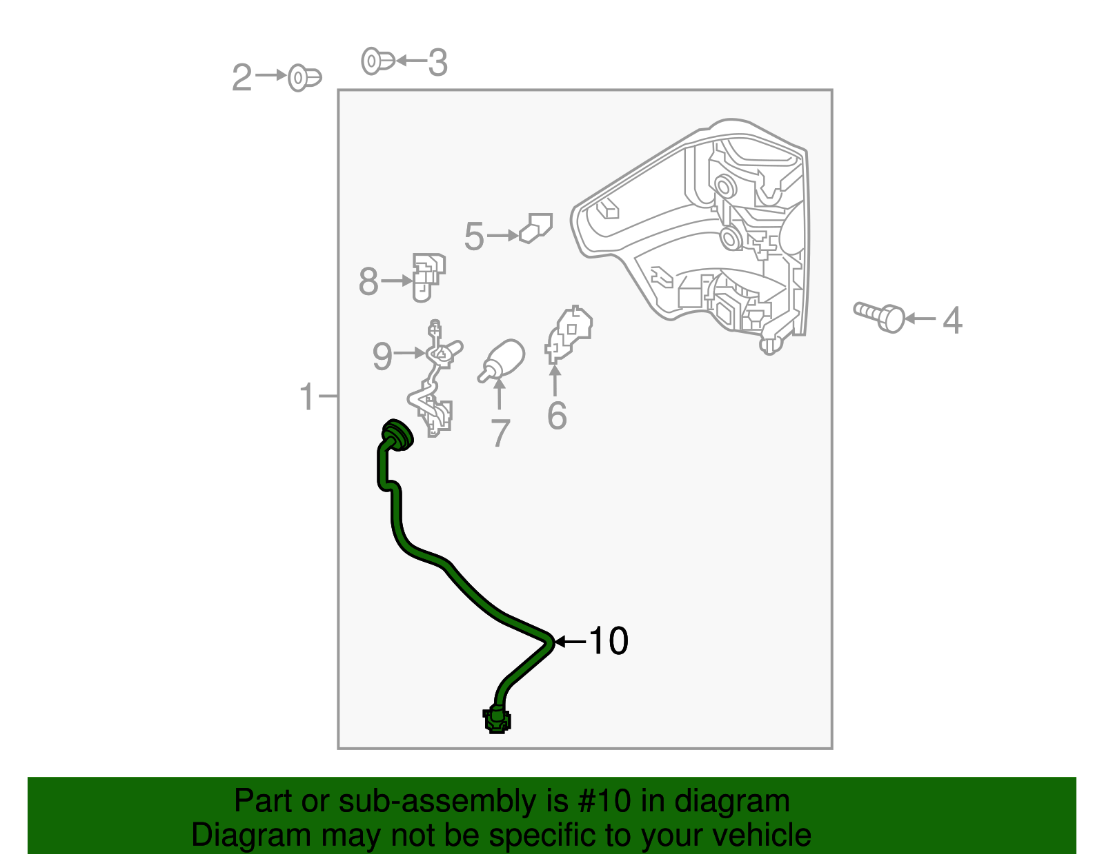 2016-2023 Nissan Wire Harness 26551-EZ20A | Nissan Parts Central