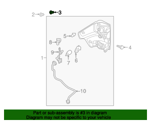 26557-2U001 - Combo Lamp Assembly Grommet 2002-2023 Nissan ...