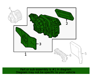 4M1-820-024 - Blower Case 2017-2018 Audi | AutoNationParts.com