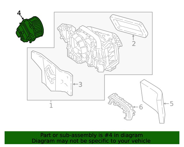 4M1-820-021-C - Blower Motor 2017-2023 Audi | Audi OEM Parts