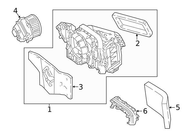 4M1-820-021-C - Blower Motor 2017-2023 Audi | Audi OEM Parts