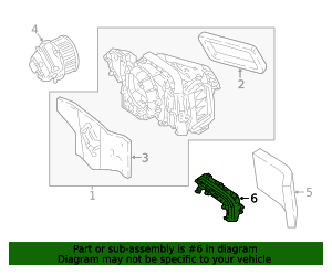2017-2023 Audi Cabin Air Filter Cover 4M1-819-422 | AutoNationParts.com