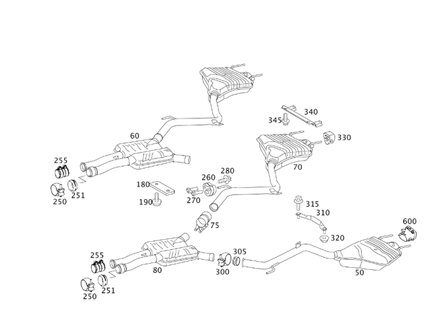 2003-2013 Mercedes-Benz Clamp 000-995-45-35 | Mercedes-Benz Parts