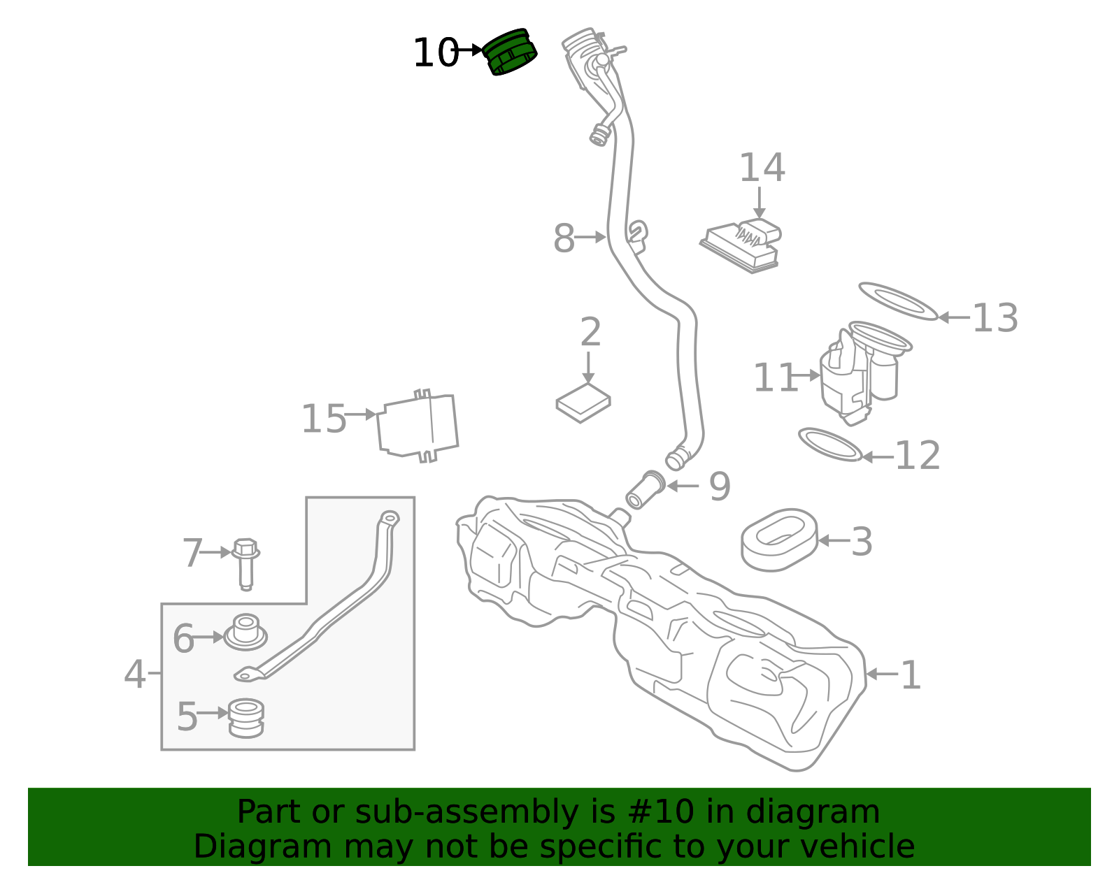 16117470341 - 2013-2025 BMW Filler Cap (16-11-7-470-341) | BMW of South ...