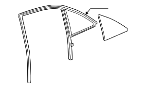 23446987 - Passenger Side Rear Door Window Weatherstrip 2014-2019 ...