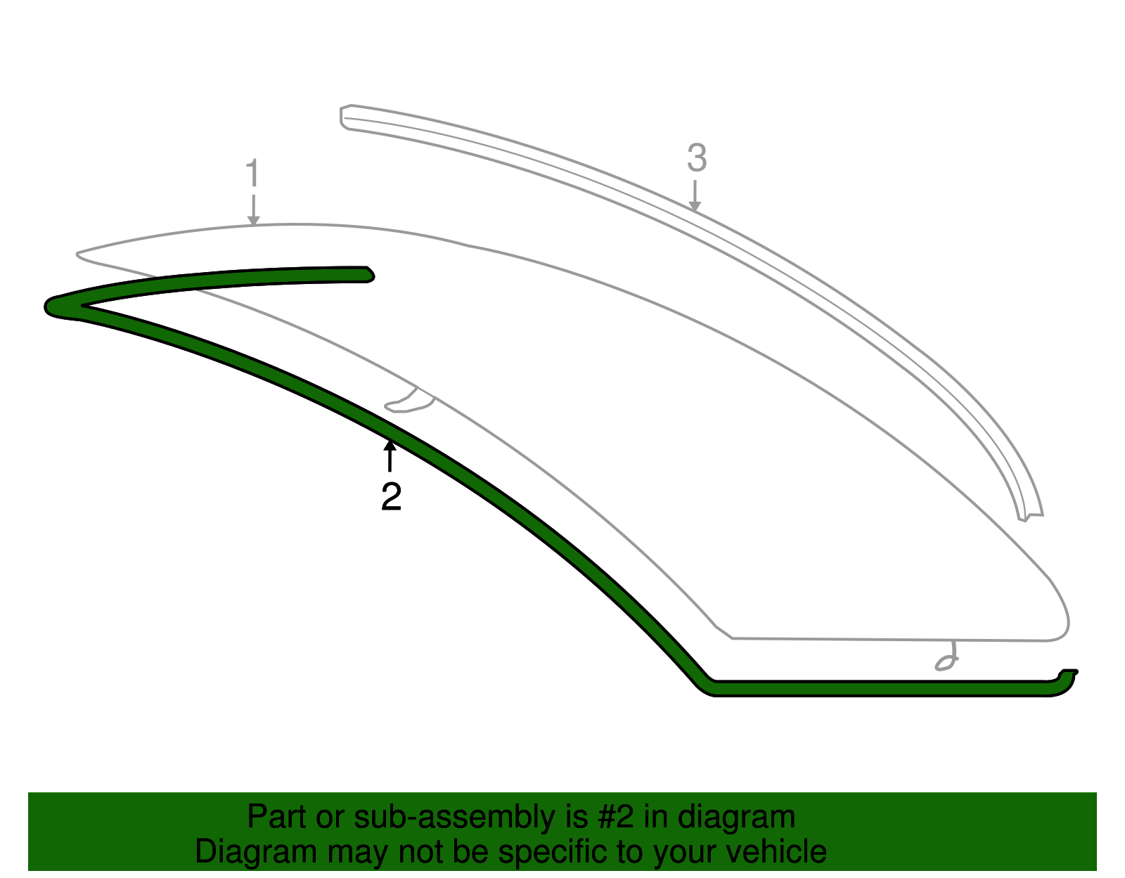 51317061970 - 2006-2011 BMW Upper Molding (51-31-7-061-970) | BMW of ...