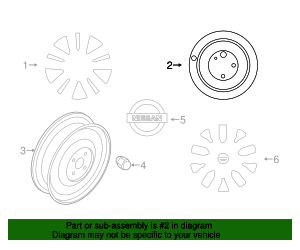 2014-2020 Nissan Rogue Wheel, Steel 40300-4BA0B | Nissan Parts Central
