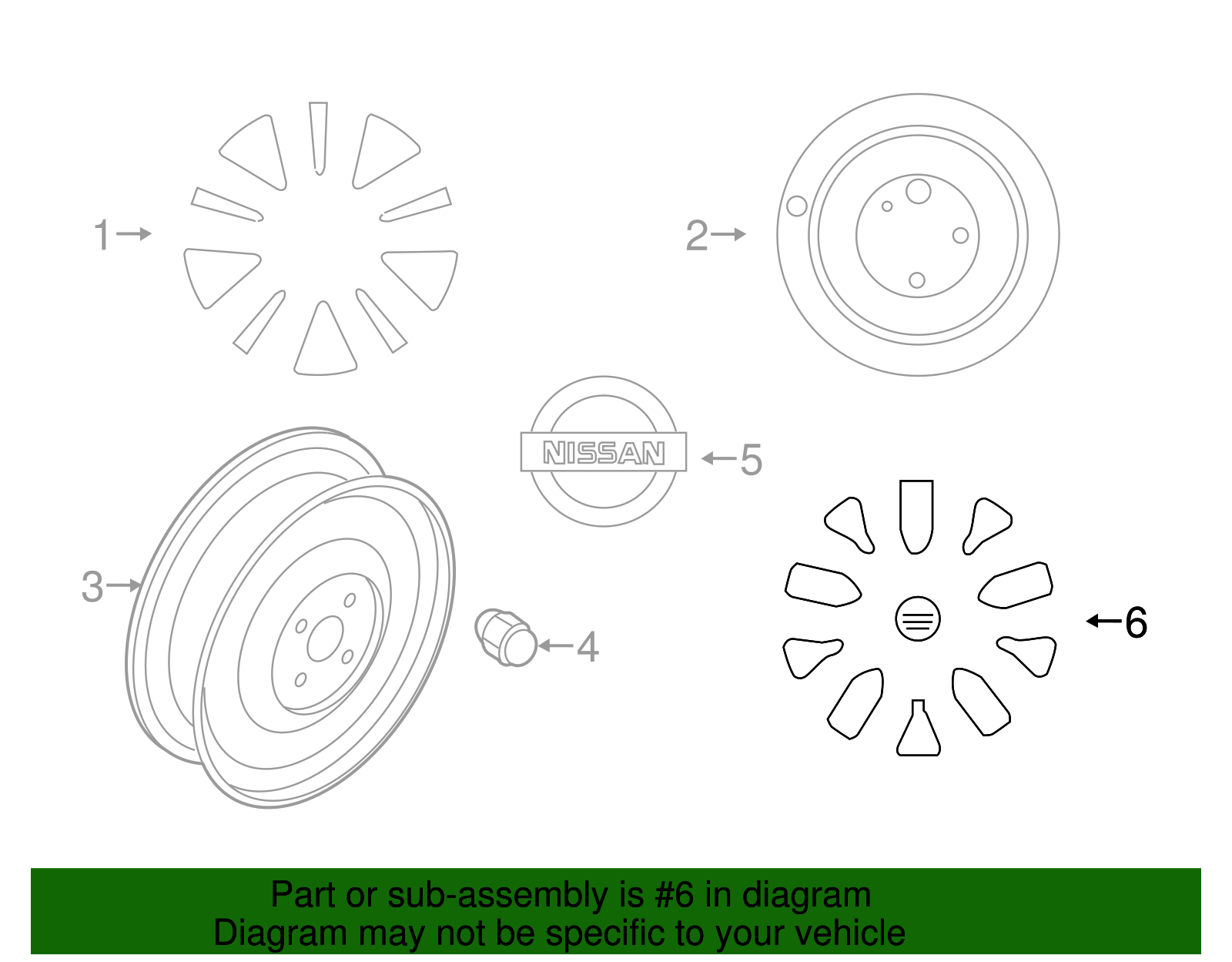 Wheel Cover | Nissan Parts & Accessories Online
