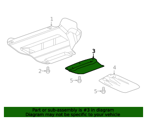 2015-2022 GM Steering Gear Skid Shield 23217363 GM | GMPartsDirect.com