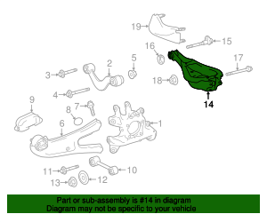 2010-2022 Lexus Lower Control Arm 48730-0E050 | Retail Performance Auto ...