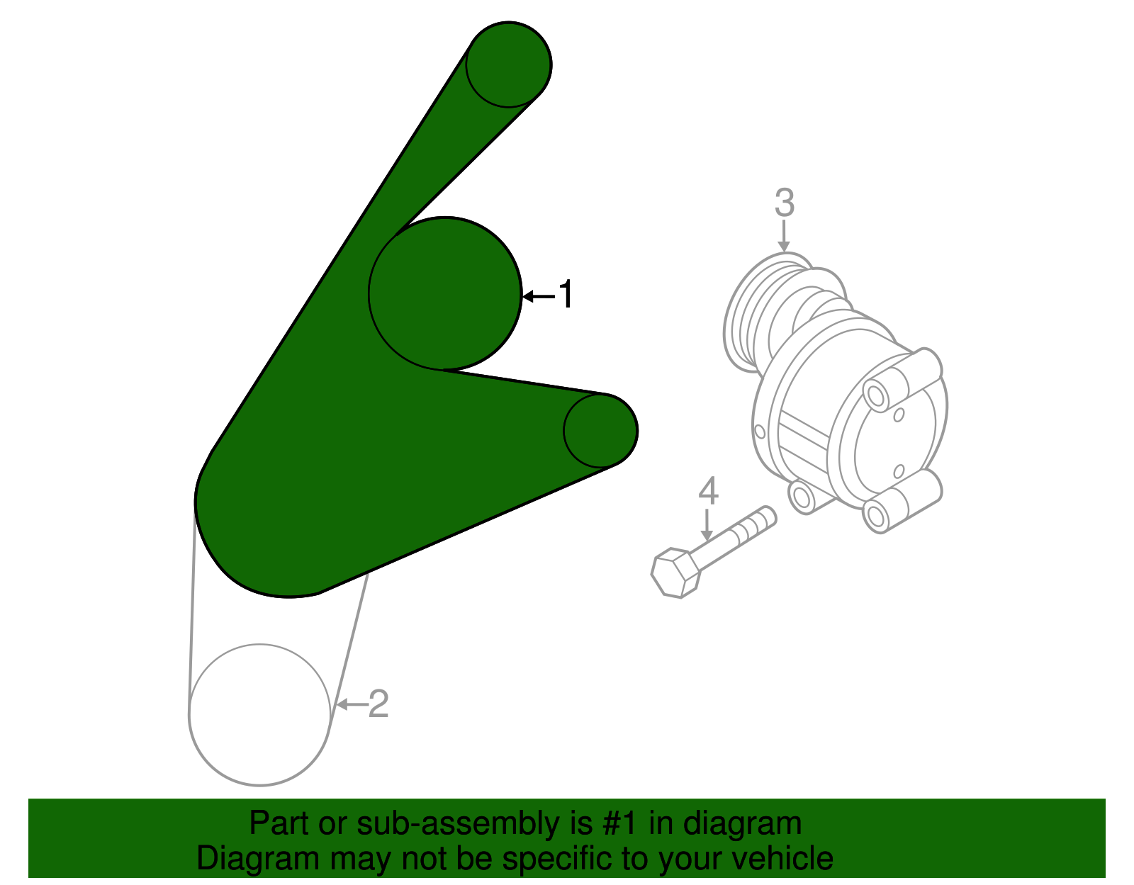 LFFF-15-909 - Serpentine Belt 2004-2013 Mazda 3 | Florida Mazda Parts
