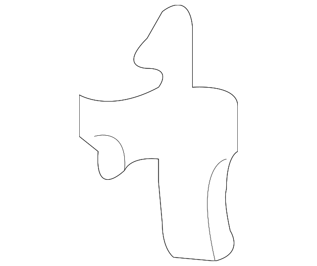 2003-2006 Chevrolet SSR Passenger Side Front Bumper Fascia Brace ...