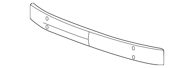 2003-2006 Chevrolet SSR Front Bumper Impact Bar 15100974 | TascaParts.com