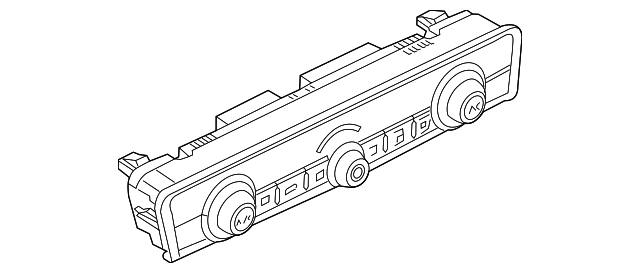 2015-2016 Audi Heater Control 8V0-820-043-C-IMJ | Audi USA Parts