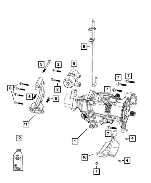 Transfer Case and PTU Assembly for 2020 Jeep Cherokee | My Mopar Parts